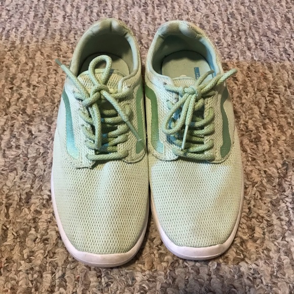 Vans | Shoes | Vans Ultracush Pastel Mint Green Sneakers White Soles ...